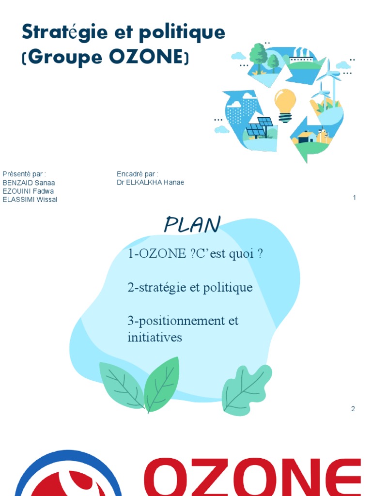 Stratégie Et Politique Ozone | PDF | Déchets | Environnement naturel