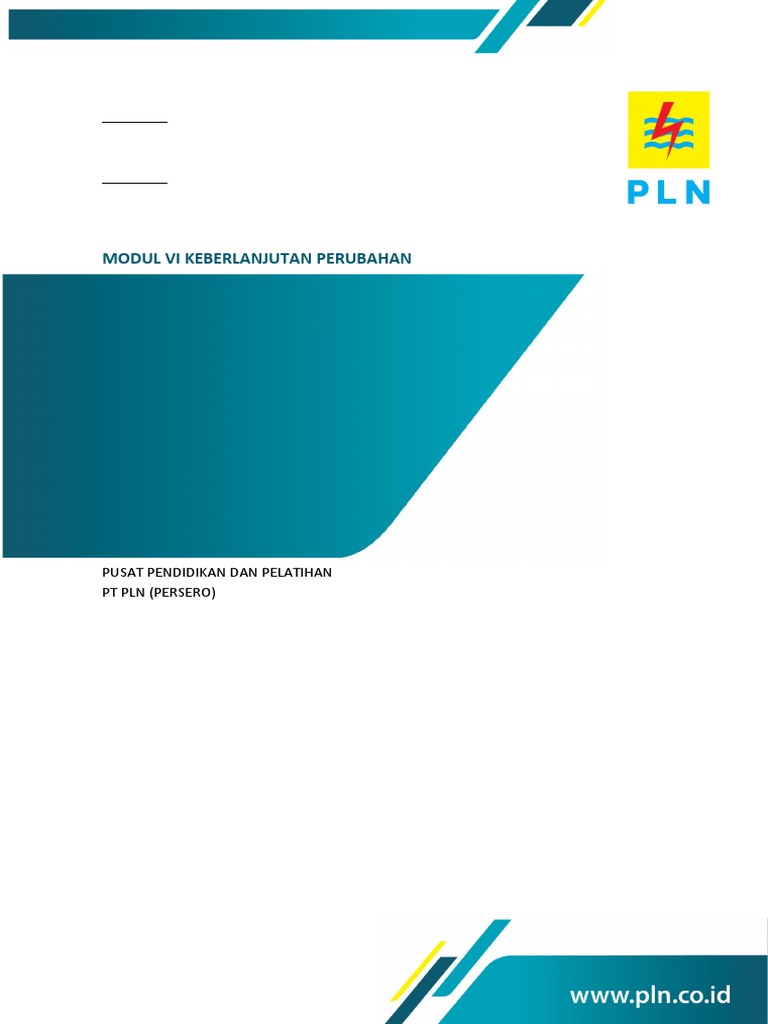 Modul VI Keberlanjutan Perubahan | PDF