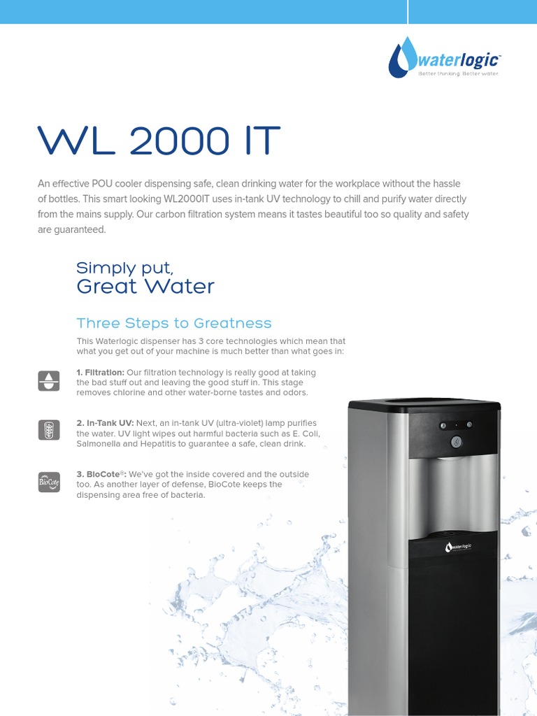 WL 2000 IT: Great Water | PDF | Water | Water Purification
