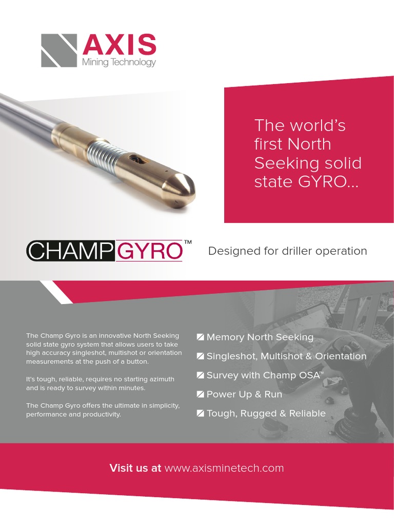 Axis Champ Gyro Specification English | PDF | Gyroscope | Metrology