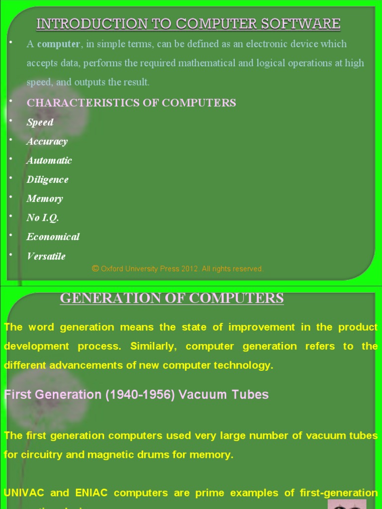 Characteristics of Computers | PDF | Computer Data Storage | Computer Memory