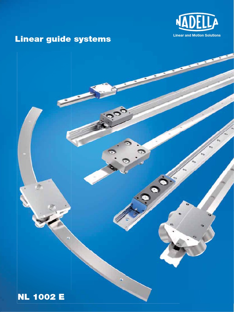 Linear Guide Systems: Linear and Motion Solutions | PDF | Bearing ...