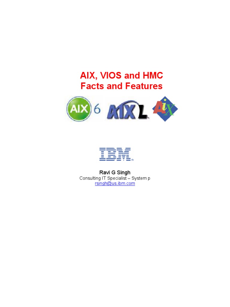 AIX Facts Features | PDF | Internet Protocol Suite | Computer Data Storage