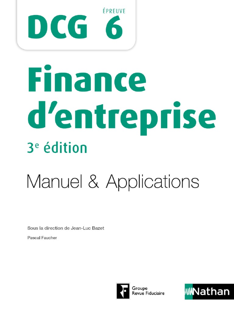 2017-Dcg - NathanUE6 - Manuel & Applications | PDF