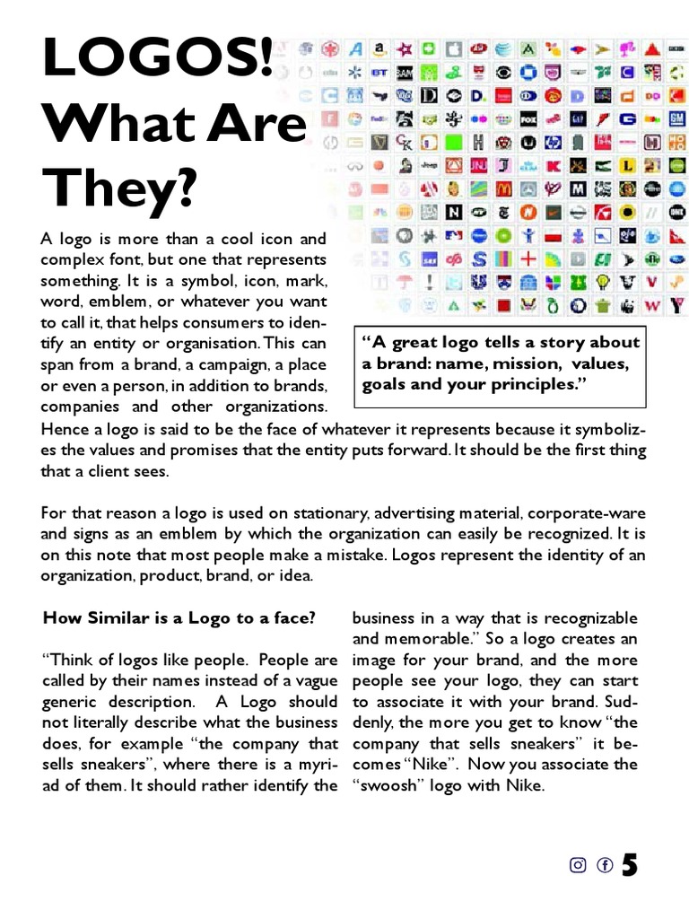 Logos! What Are They?: "A Great Logo Tells A Story About A Brand: Name ...