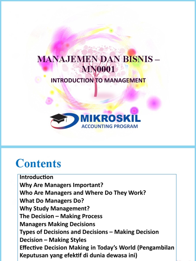 An Introduction to Management: Exploring the Roles, Skills, and ...