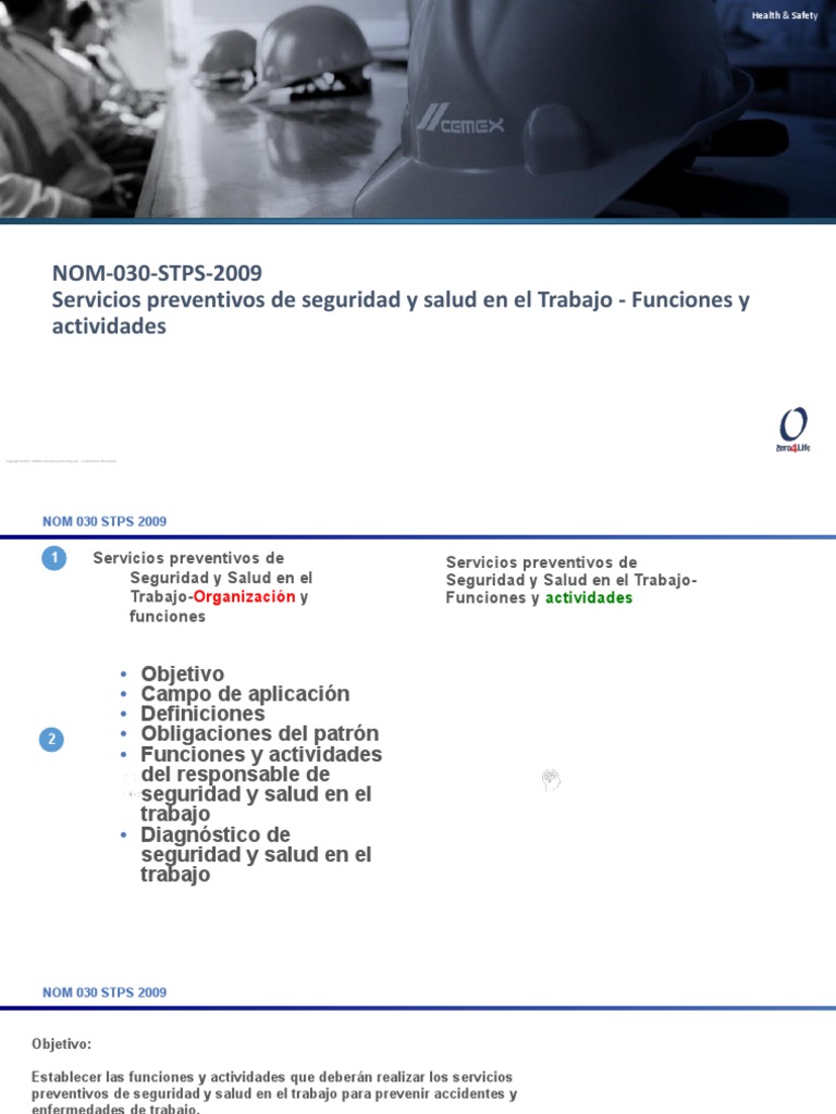 Nom 030 STPS 2009 | PDF | Ciencias de la Salud