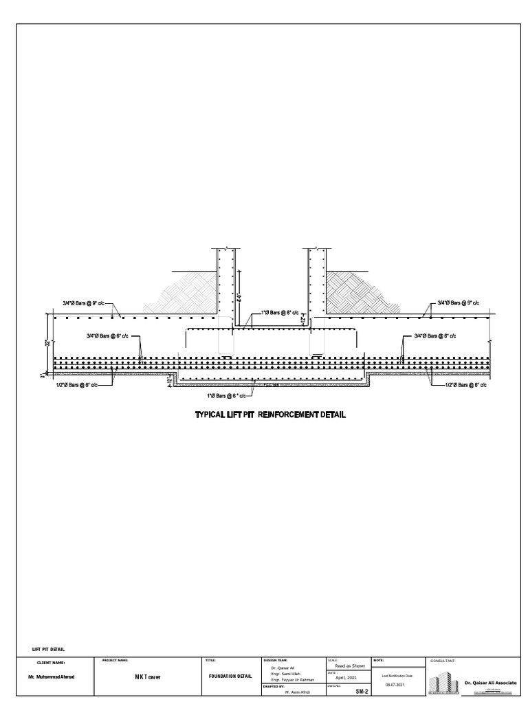 MK Tower - Lift Pit Detail | PDF