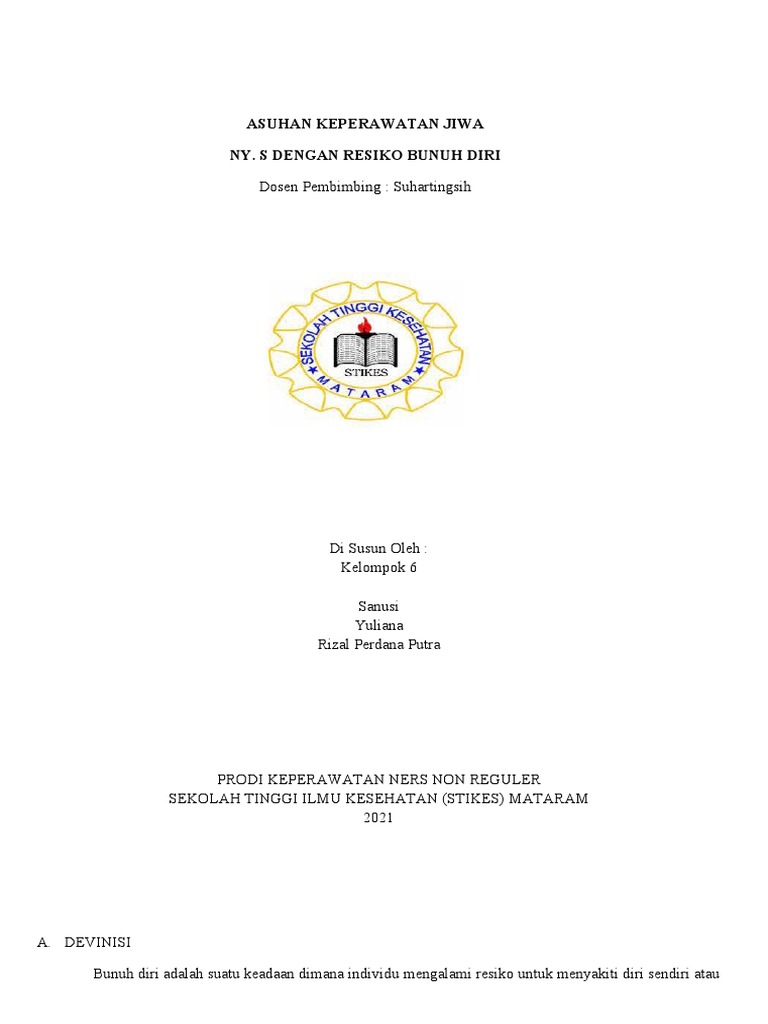 Askep RBD Kelompok 6 | PDF | Pengembangan Diri