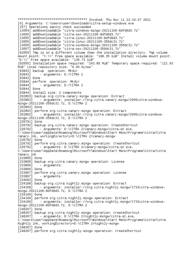 Installation Log | PDF | Software | Computing Platforms