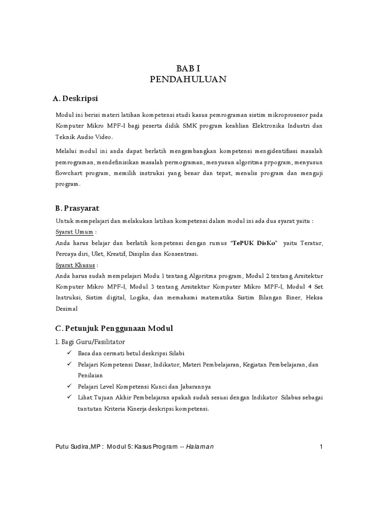 Isi Modul 5 Kasus Program Edit 27 Sore | PDF