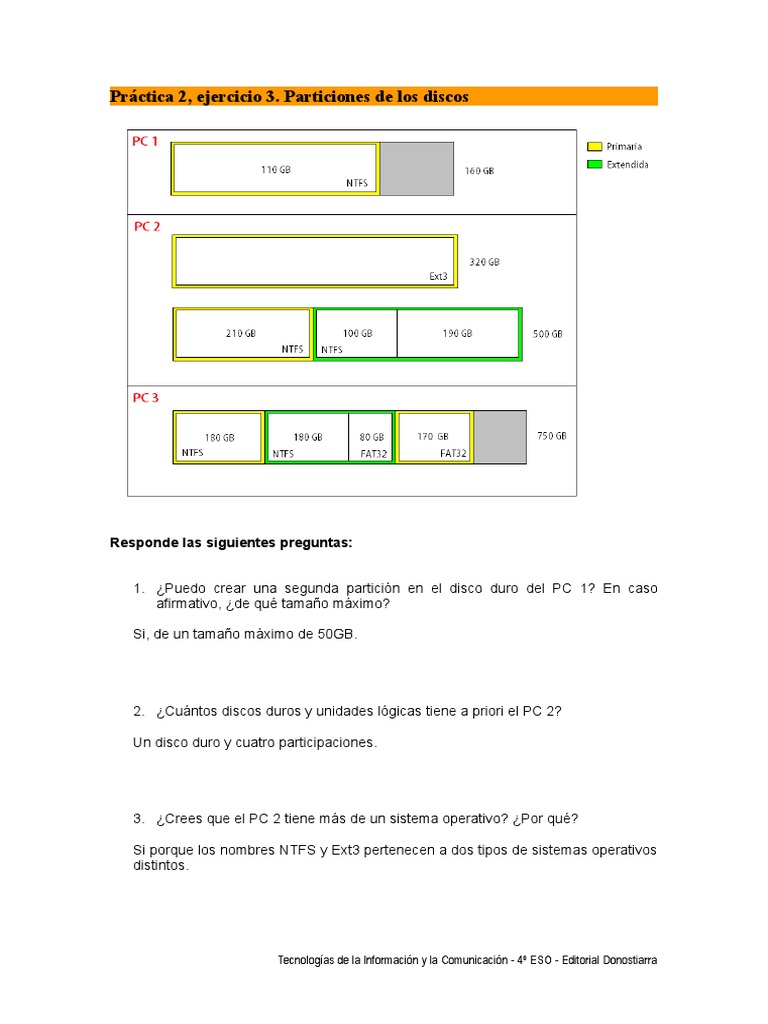 P2 E3 Particiones | PDF