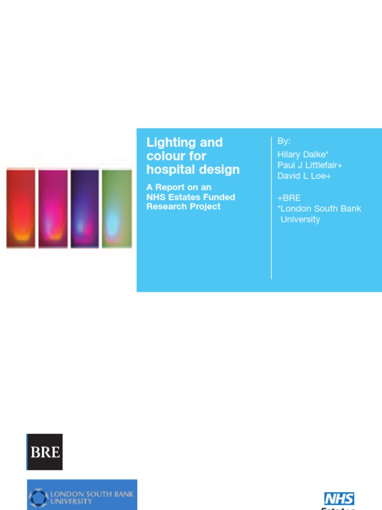 Lighting and Colour For Hospital Design | PDF | Lighting | Hospital