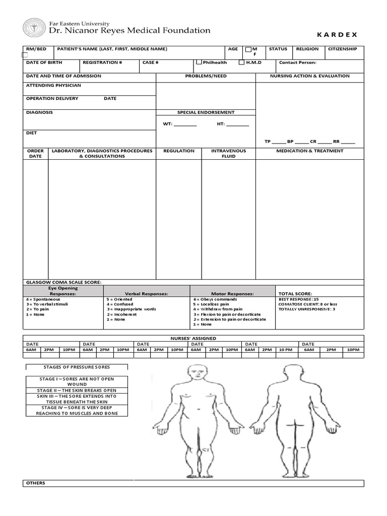 Feu Kardex | PDF | Coma | Pain