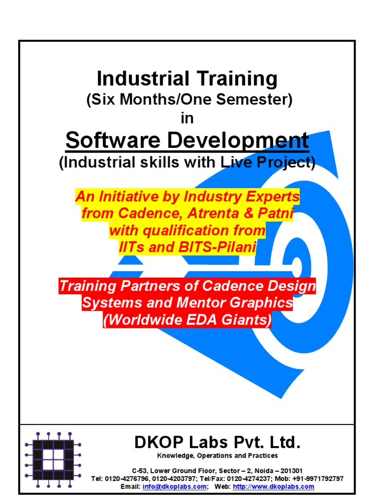 Industrial Training In Software 2011 Pdf Web Application