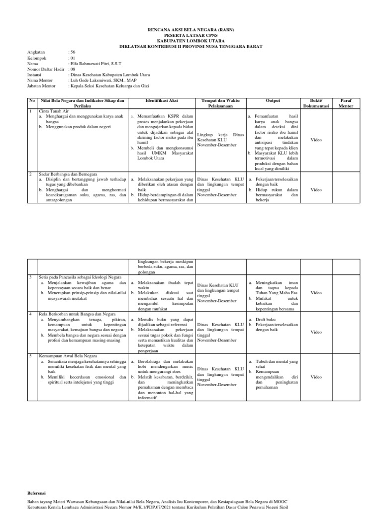 Tugas Individu RABN Elfa | PDF
