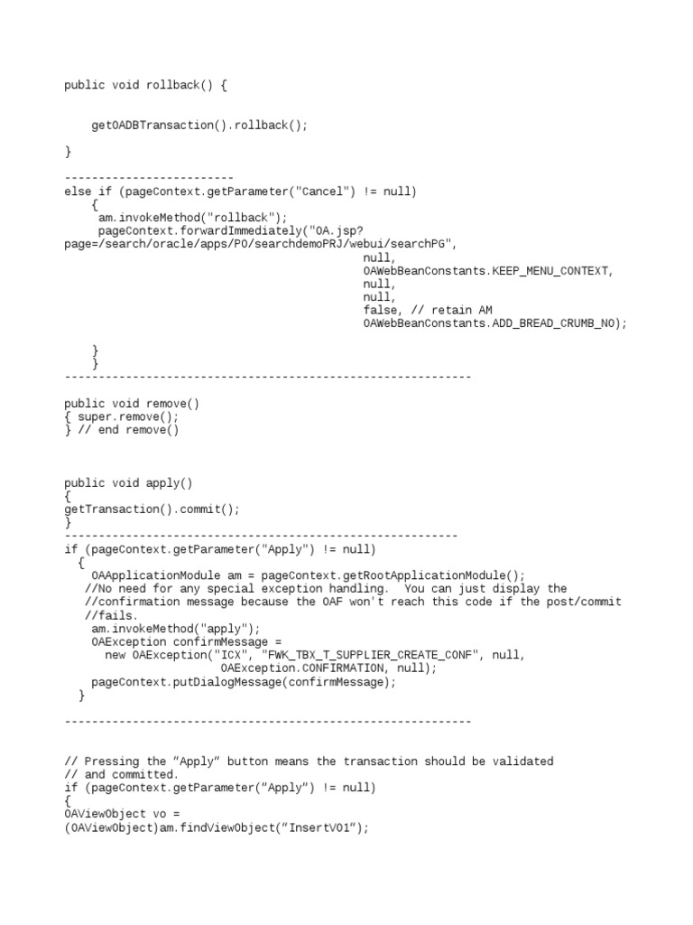OAF Apply Method | PDF | Computer Engineering | Information Technology Management