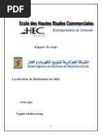 Rapport de stage chez Sonatrach TRC | PDF | Gaz naturel | Transport