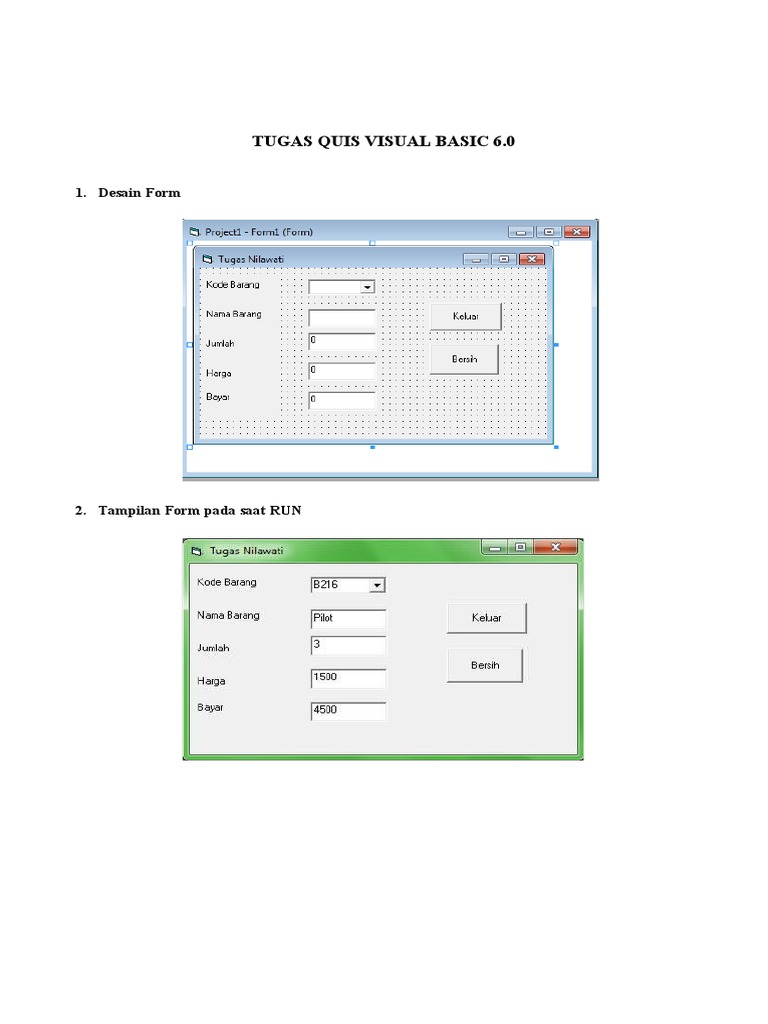 Visual Basic 6 | PDF | Computers