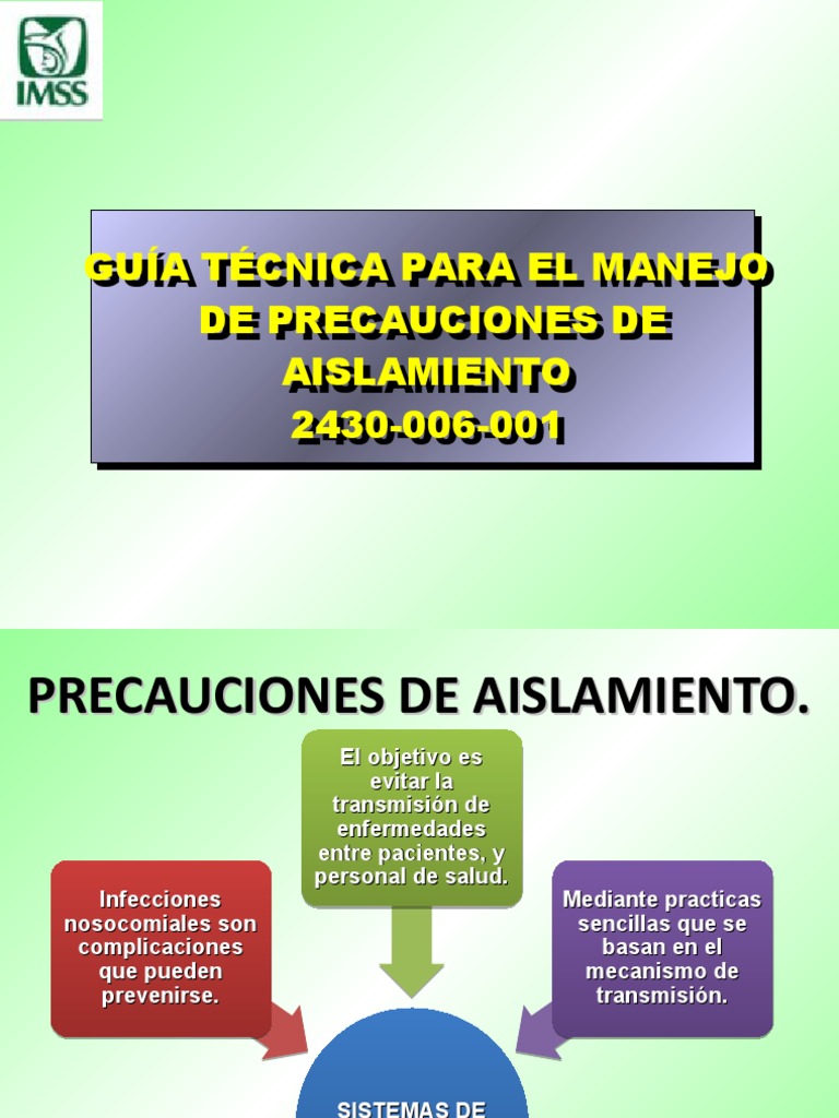 Tecnicas de Aislamiento | PDF | Infección | Epidemiología