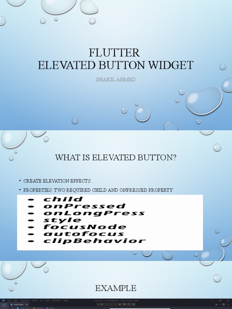 Flutter Elevated Button Widget: Shakil Ahmed | PDF | Law