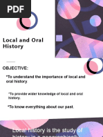 Local and Oral History of The Philippines Lesson | PDF | Oral History ...