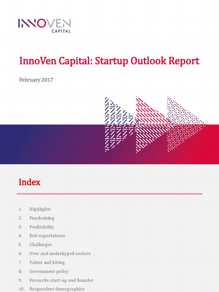 InnoVen Capital Startup Outlook Report 2017 | PDF | Venture Capital ...