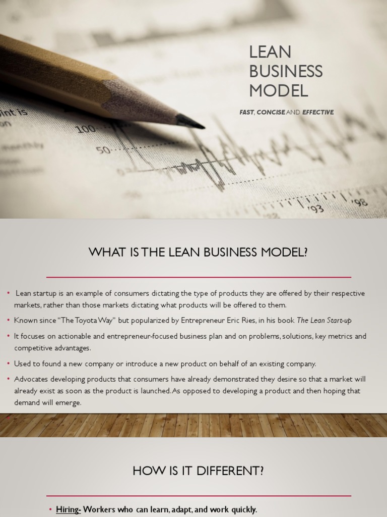 Lean Business Model | PDF | Lean Startup | Business Economics