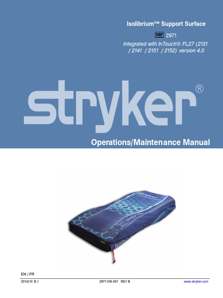 Operations/Maintenance Manual: Isolibrium™ Support Surface | PDF | Ac ...