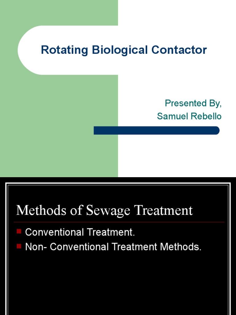 Rotating Biological Contractor 1 | PDF
