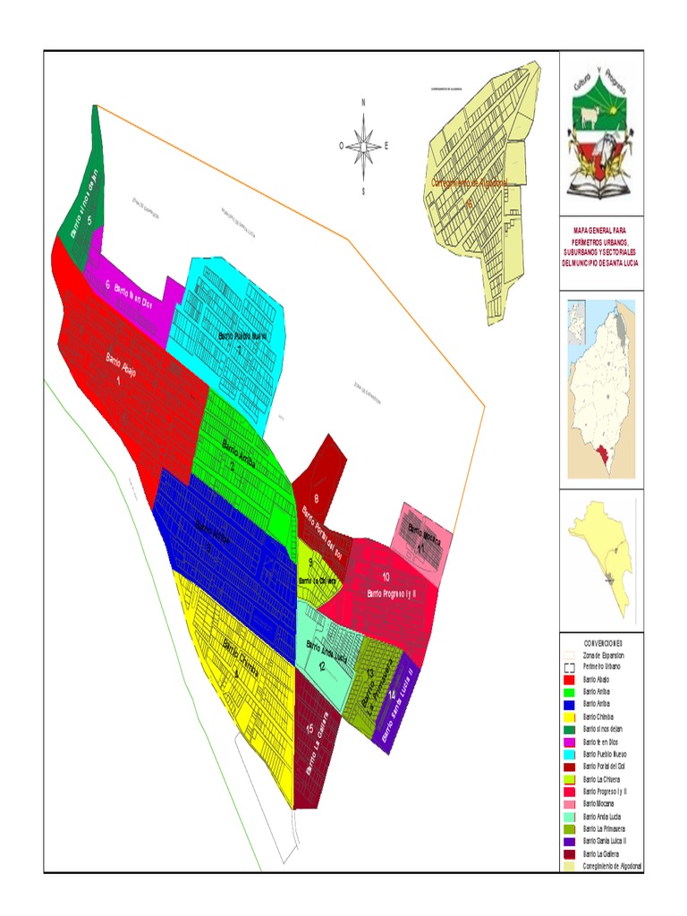 Mapa General de Limites Urbanos, Suburbanos y Sectoriales | PDF