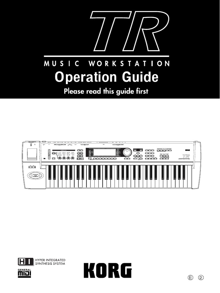 Korg TR | PDF | Synthesizer | Electromagnetic Interference