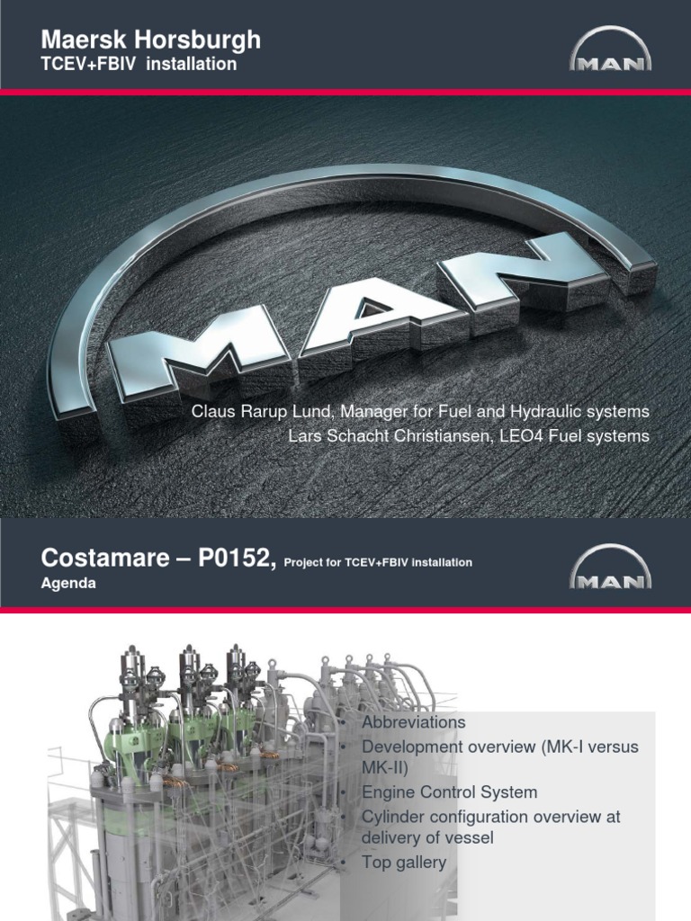 Maersk Horsburgh TCEV+FBIV Installation | PDF | Diesel Engine ...