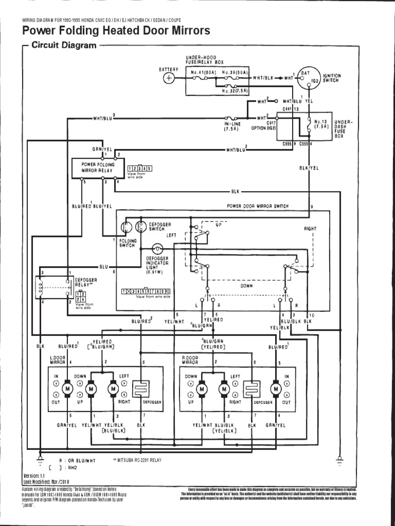 Honda Civic Eg Wiring Diagram