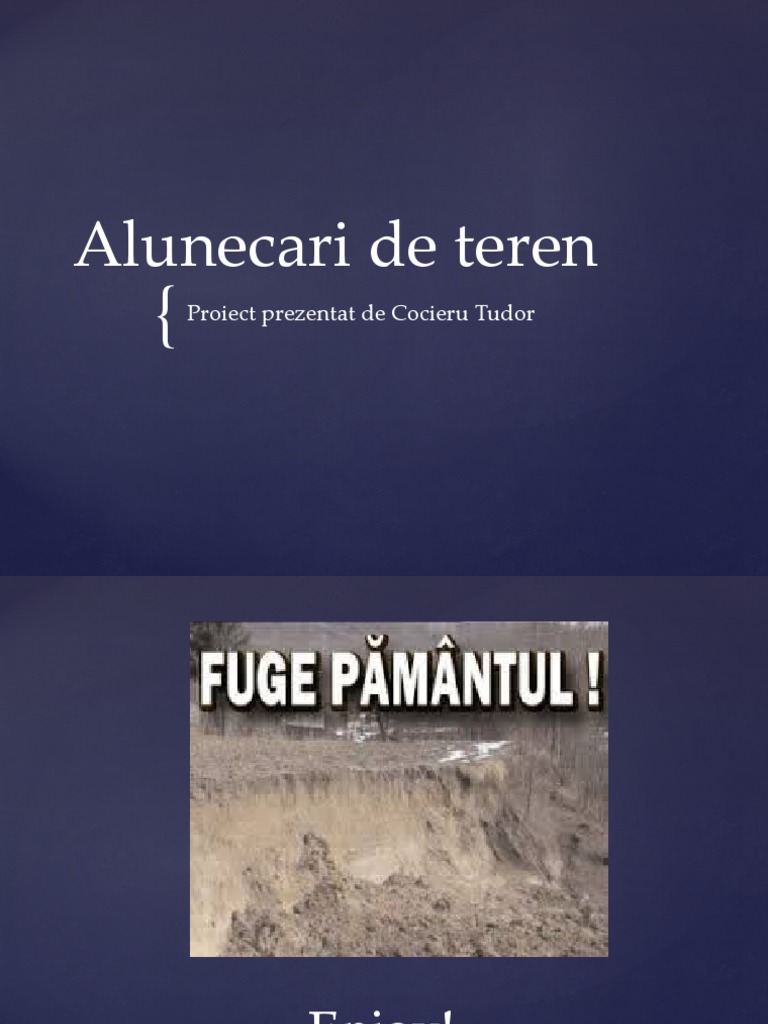 Alunecari de Teren | PDF