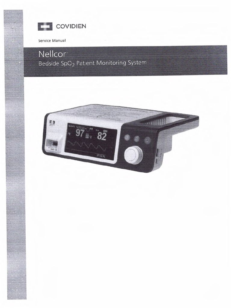 Covidien Nellcor Bedside SPO2 Monitor - Service Manual | PDF