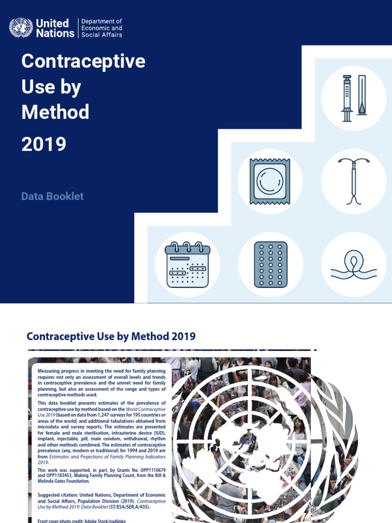 Contraceptive Use by Method 2019: Data Booklet | PDF | Family Planning ...