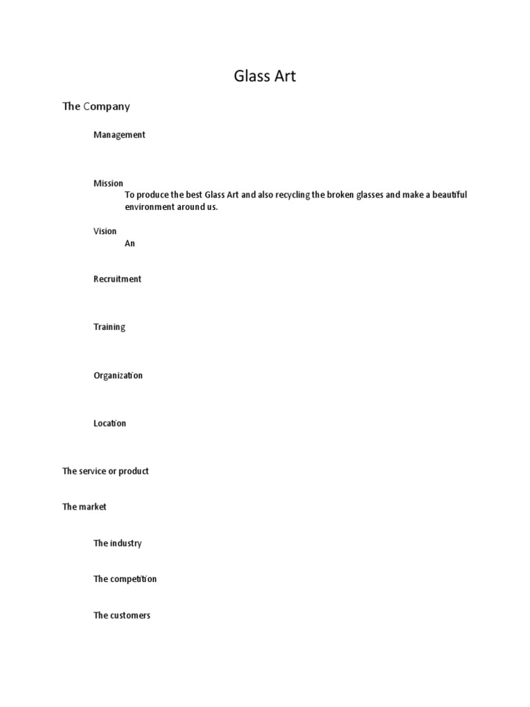Glass Art (Assignment) | PDF | Glass Art | Glasses