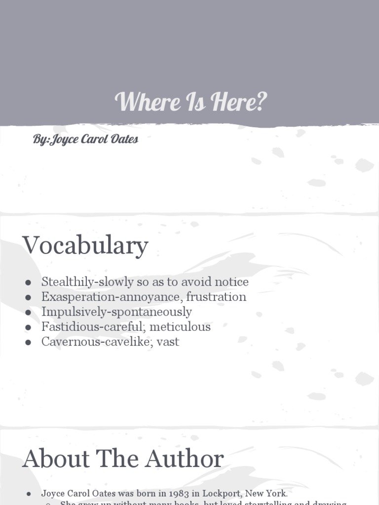 Where Is Here | PDF | Gothic Fiction