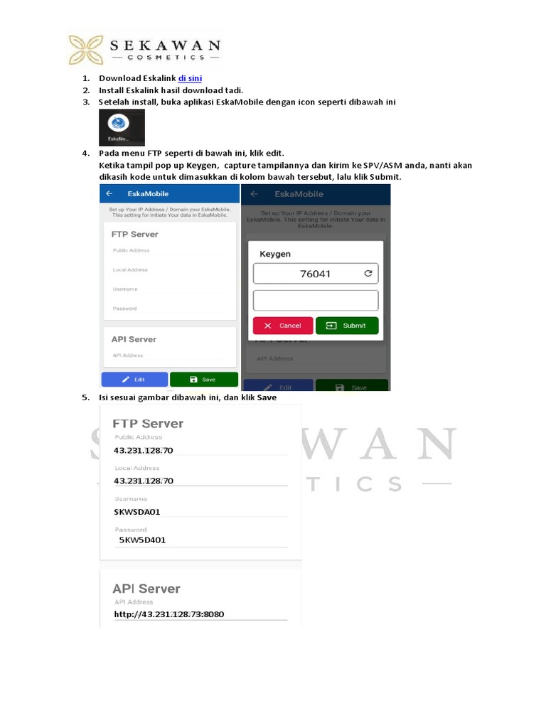 Tutorial Eskalink | PDF