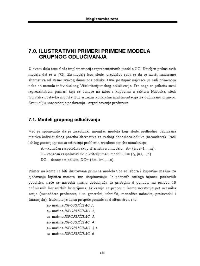 7.0. Ilustrativni Primeri Primene Modela GO | PDF