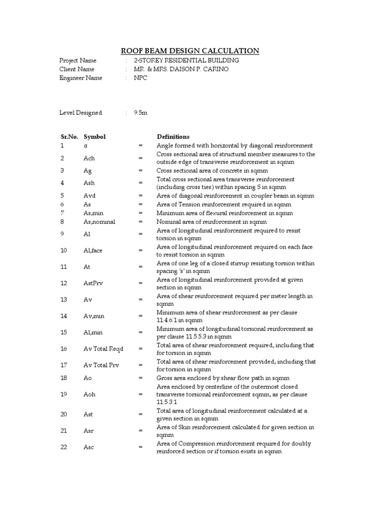 3 Beam Design Calculation | Download Free PDF | Beam (Structure ...