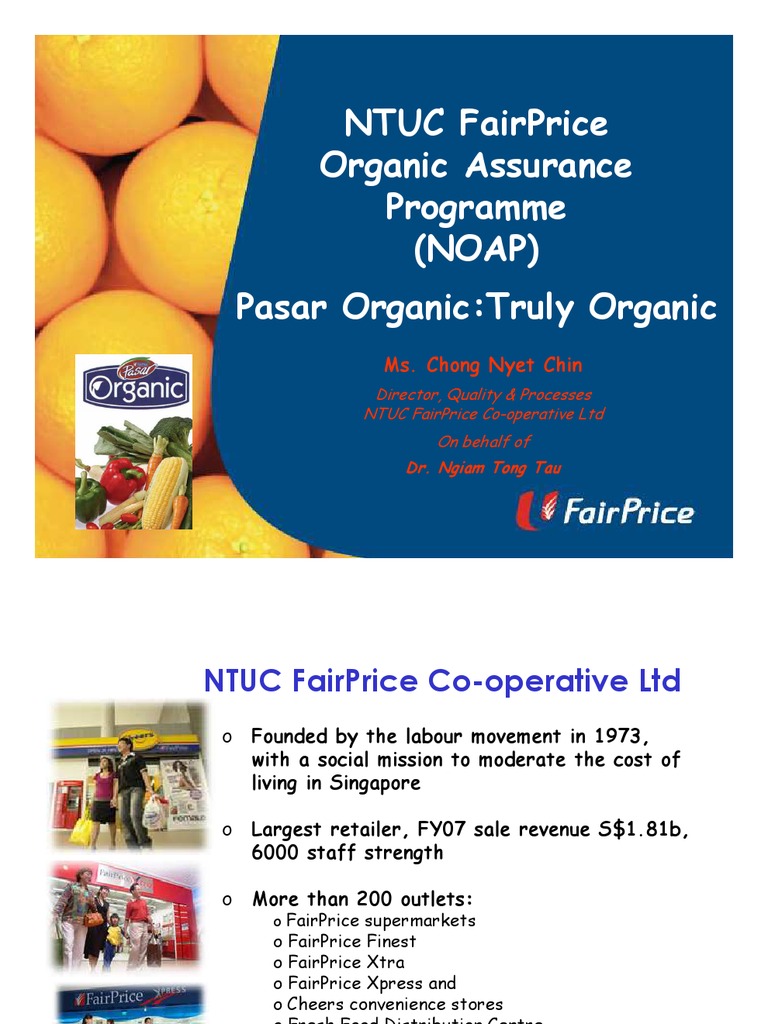 SG - Fairprice | PDF | Organic Farming | Organic Foods