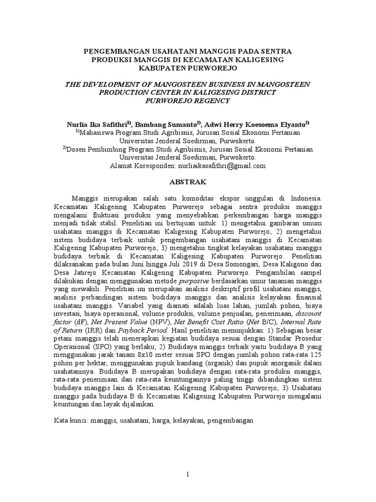 Artikel Ilmiah | PDF