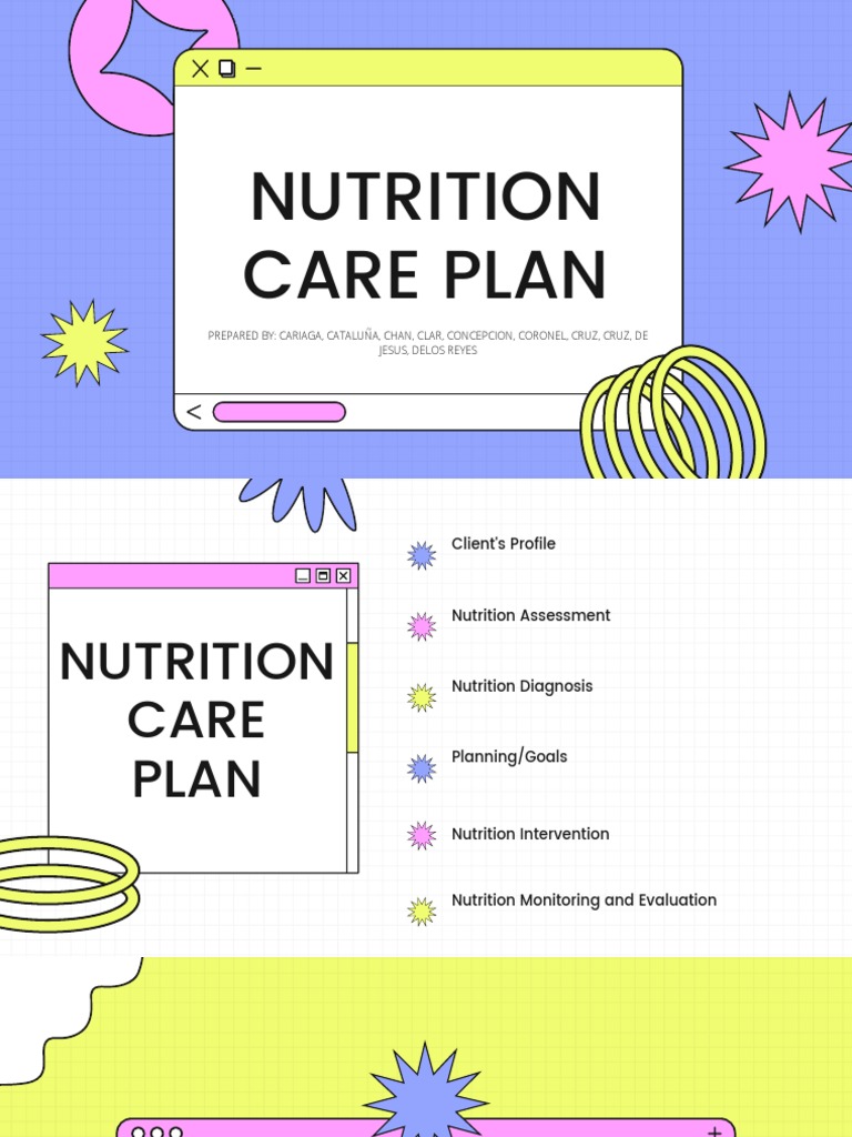 Group 2 - Nutritional Care Plan - PPT | PDF | Calorie | Dieting