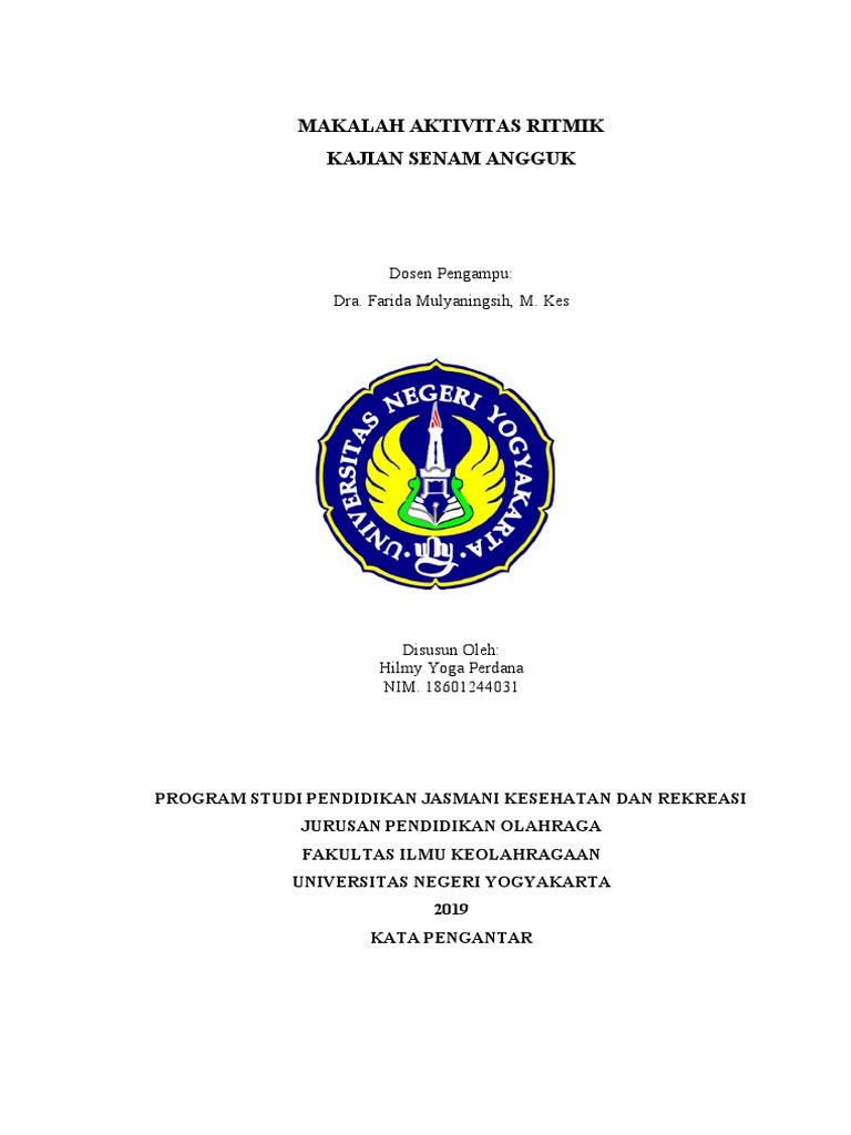 Kajian Senam Angguk Kulon Progo | PDF