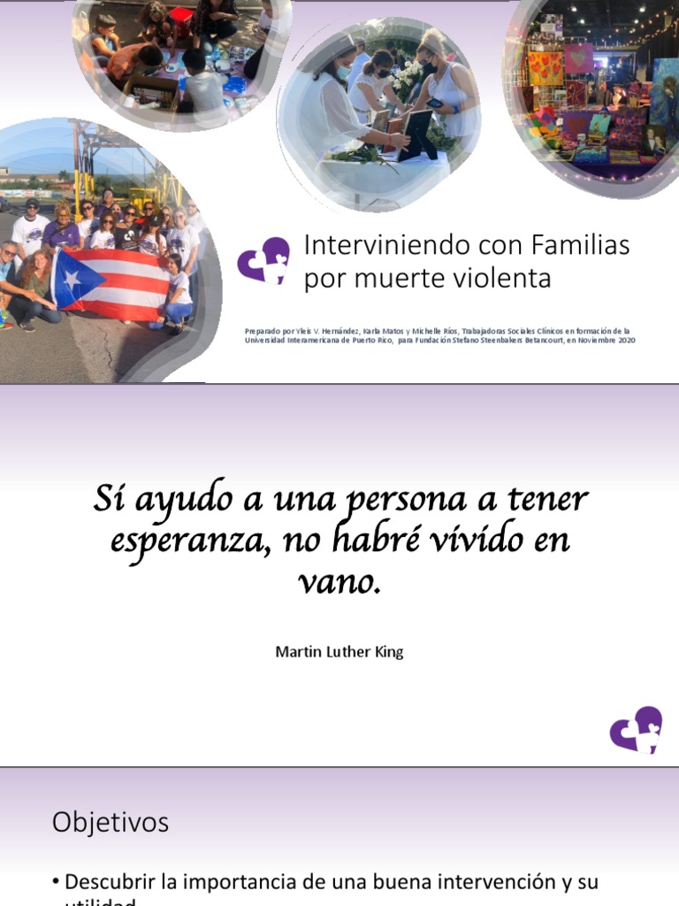 Intervención en Duelo por Muerte Violenta | PDF | Dolor | Muerte