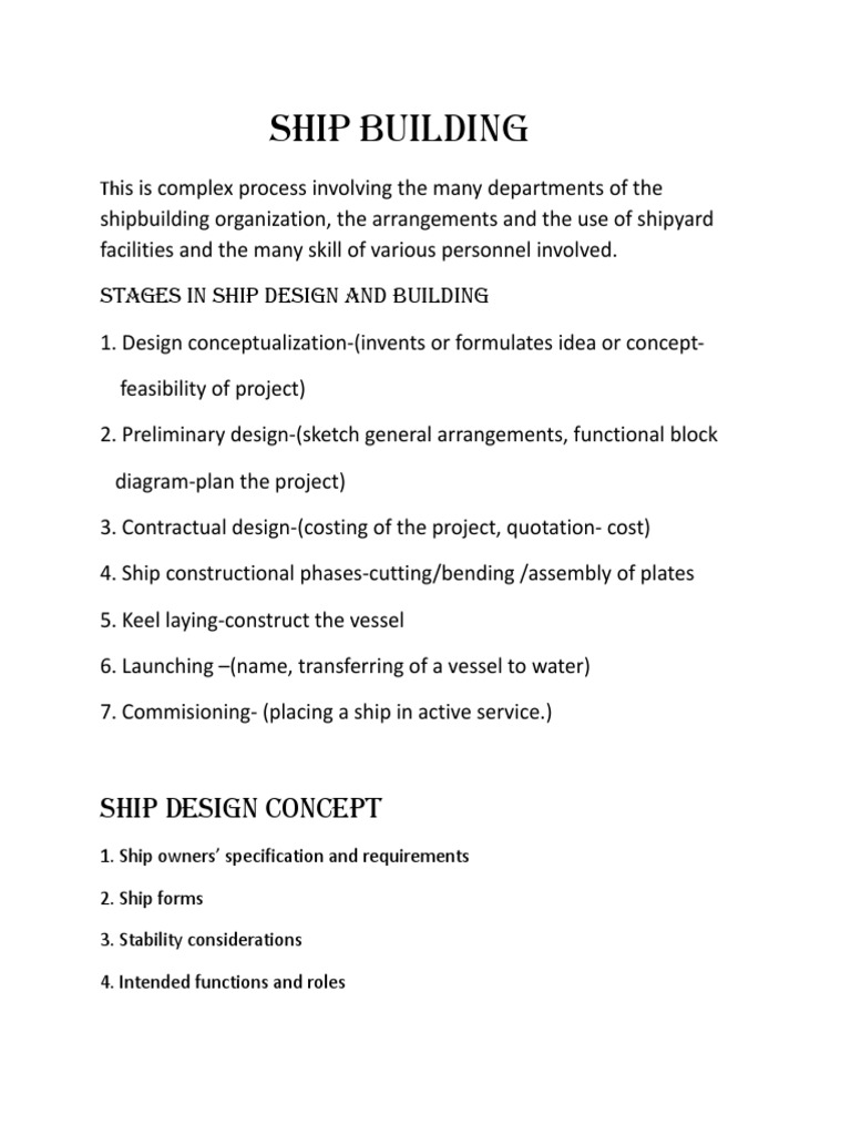 Ship Con | PDF | Ships | Shipbuilding