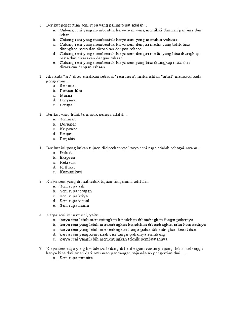 Soal Pas SBK 21-22 | PDF | Gaya Hidup