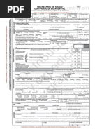 Acta de Defuncion Miss Donato PDF | PDF